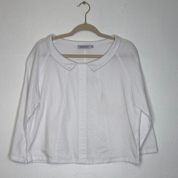 MISSLOOK | Tops | Misslook Classic White Button Down Shirt | Poshmark